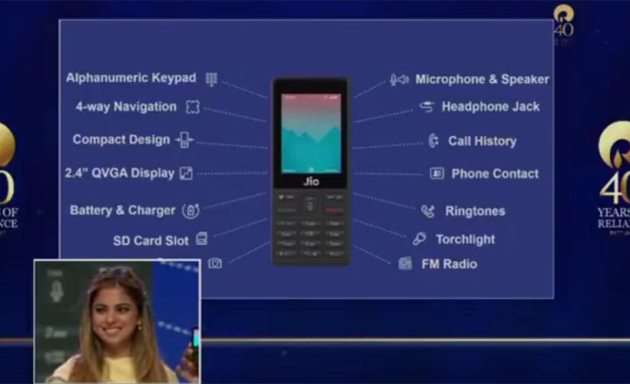 JioPhone feature phone with 4G VoLTE is here: Top features to note ...