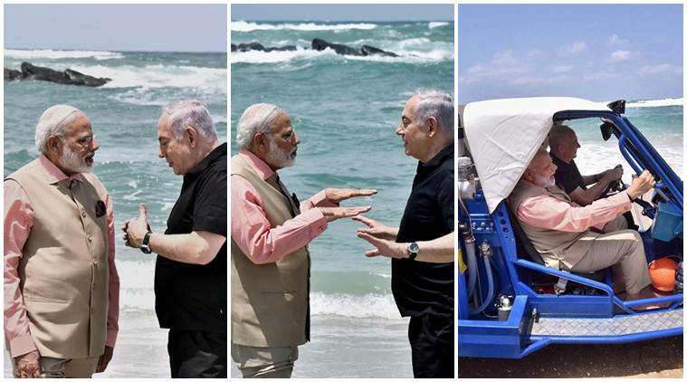 To the Gal-Mobile! Modi, Netanyahu drive water purification vehicle at ...