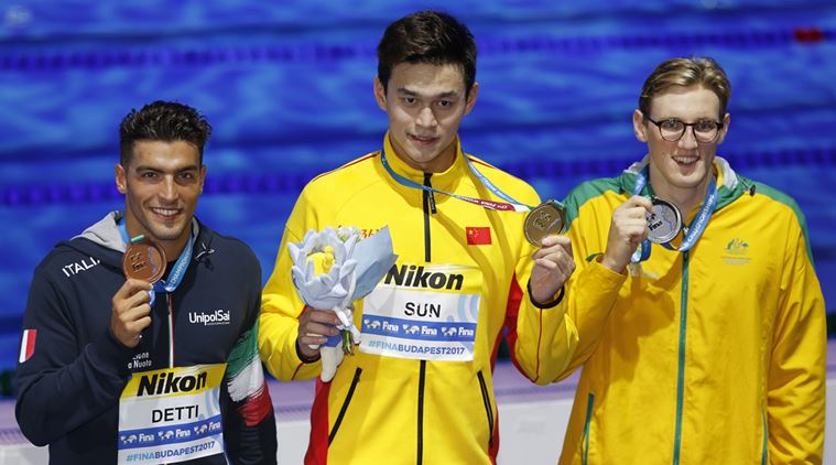 Sun Yang cruises to victory in 400m freestyle, eyes world record ...