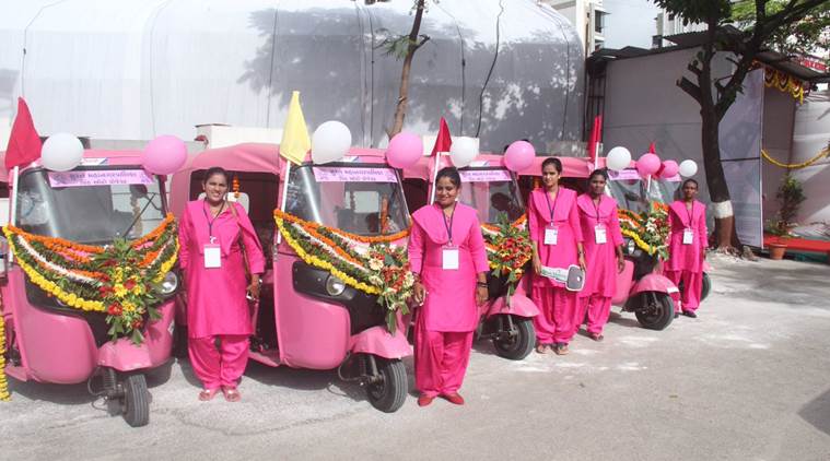 In Surat now: A pink auto service by women, for women | India News ...