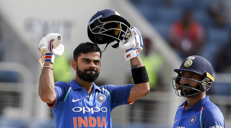 Virat Kohli pumped up after scoring his 28th ODI ton, watch video of his animated celebration ...