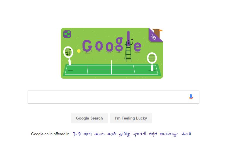Google celebrates 140 years of Wimbledon with traditional purple, green ...