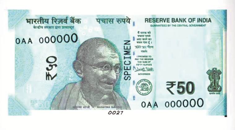 New fluorescent blue Rs 50 note soon: RBI | Business News,The Indian ...