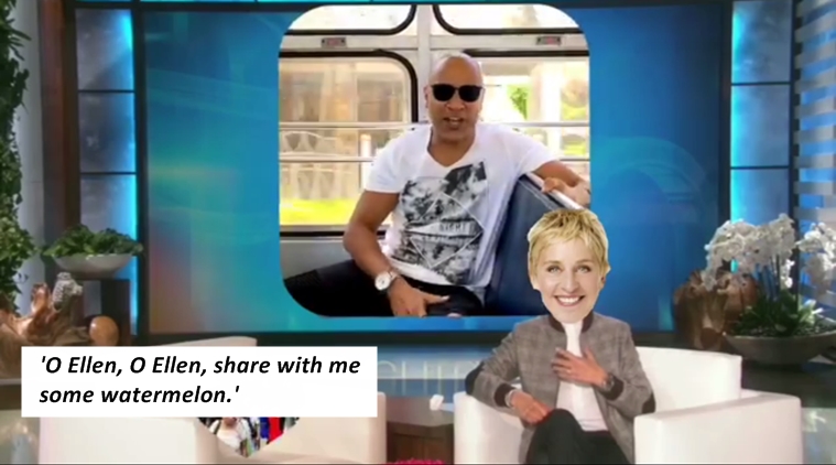 WATCH: Baba Sehgal wants to share watermelon with Ellen DeGeneres (why ...