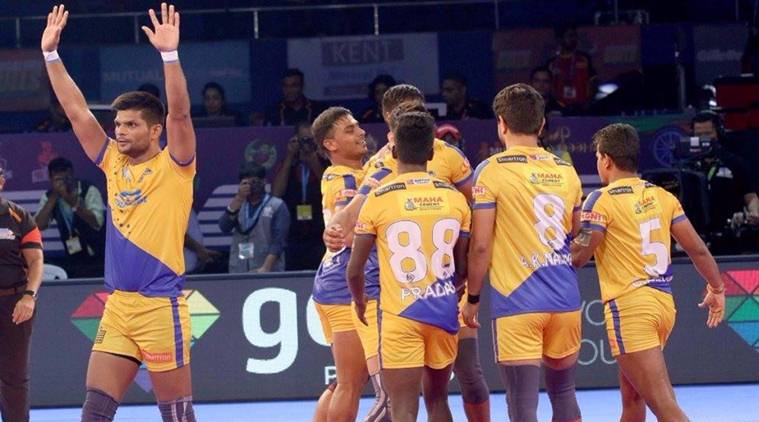 Pro Kabaddi 2017: Sachin Tawar helps Gujarat Fortunegiants sink ailing ...