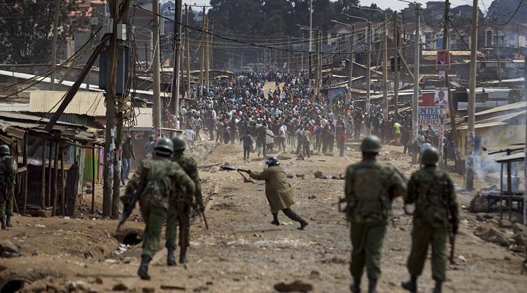 Kenyan police prepare for protests ahead of election announcement ...
