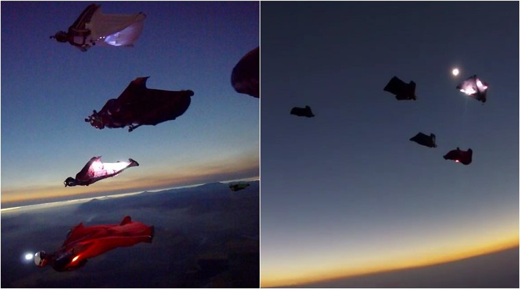 Watch: 6 SKYDIVERS and 1 total SOLAR ECLIPSE make for a SURREAL VIDEO ...