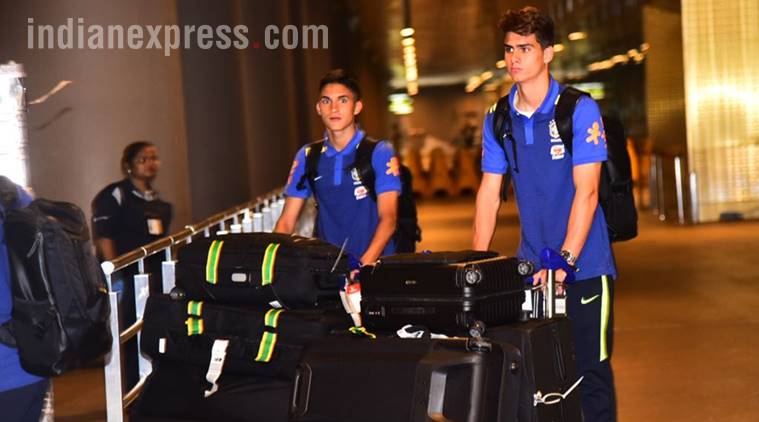 FIFA U-17 World Cup: Brazilian team arrives in Mumbai | Football-fifa ...