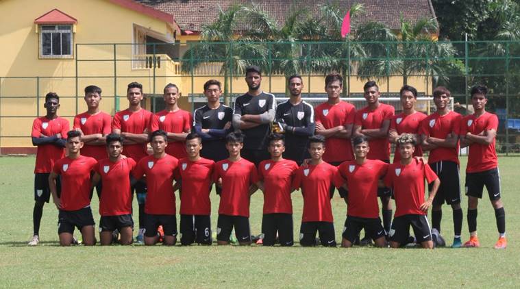 India Football team undergoes training session ahead of FIFA U-17 World ...