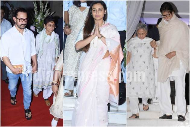 Rani Mukerji father prayer meet: From Bachchans to Kapoors and Khans ...