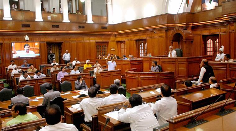 Delhi Assembly session: BJP MLAs stage walkout over ‘unparliamentary ...