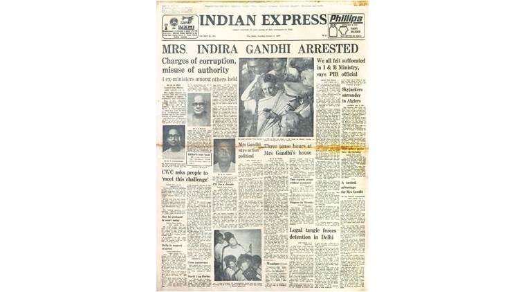 October 4, 1977, Forty Years Ago: Mrs Gandhi Arrested | The Indian Express