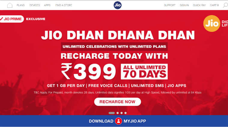 Reliance Jio vs Vodafone vs Airtel 4G plans: The most value for money ...