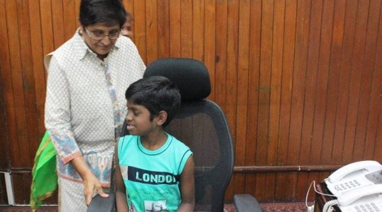 Puducherry boy gets to sits on Lt Governor’s chair during Raj Nivas ...