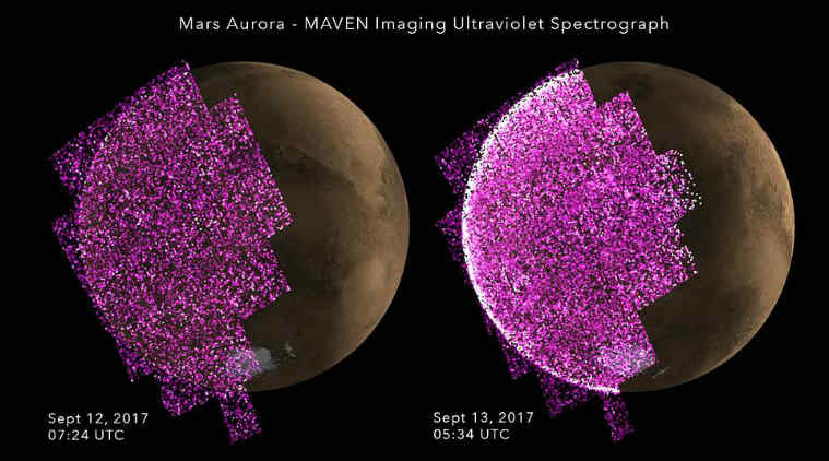 Large solar storm sparks global aurora on Mars | Technology News - The ...