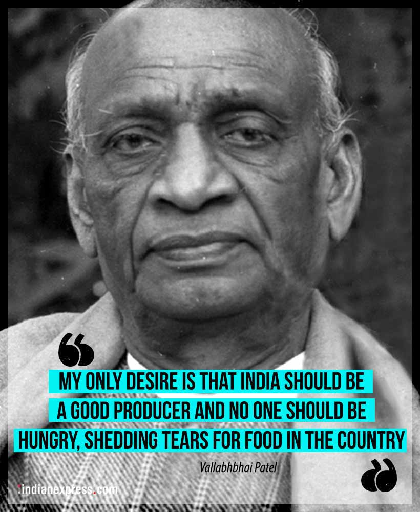 Sardar Patel With Quotes
