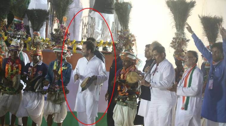 VIDEO: Watch Rahul Gandhi join tribals performing the ‘Timli’ dance in ...