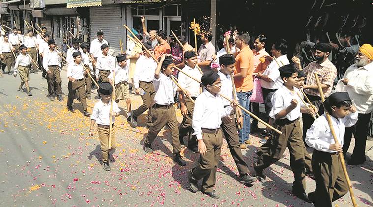 RSS Shastra Puja in Punjab minus swords, fire arms | Chandigarh News ...