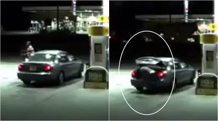 VIDEO: ‘Abducted’ woman FLEES from the trunk of a CAR in this spine ...