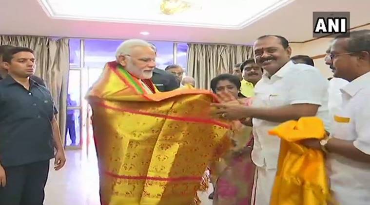 Narendra Modi in Chennai live updates: PM meets DMK chief Karunanidhi ...