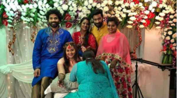 Namitha rings in wedding celebration, see photos | Tamil News - The ...