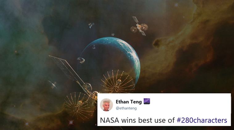 NASA tweets about SPACE after the 280-character limit; Twitterati crown ...