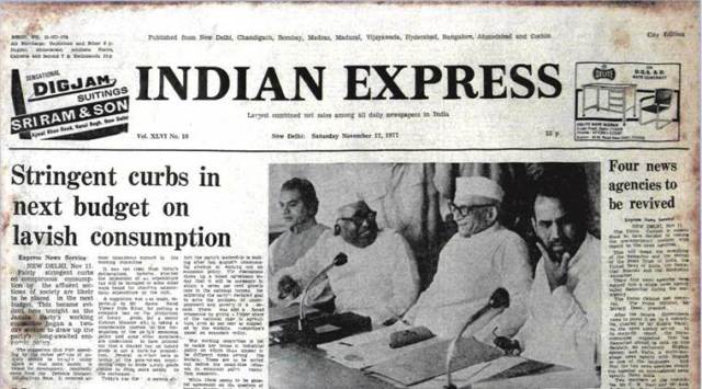 Forty Years Ago, November 12, 1977: Consumption Curbs | The Indian Express