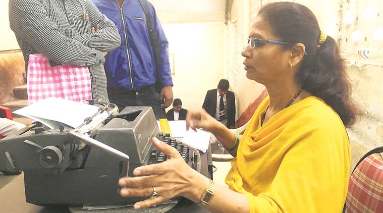 In a corner outside a courtroom, typing for decades | Cities News, The ...