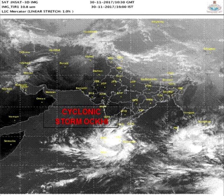 Cyclone Ockhi Live Updates: IMD says ‘very severe’ storm to intensify ...
