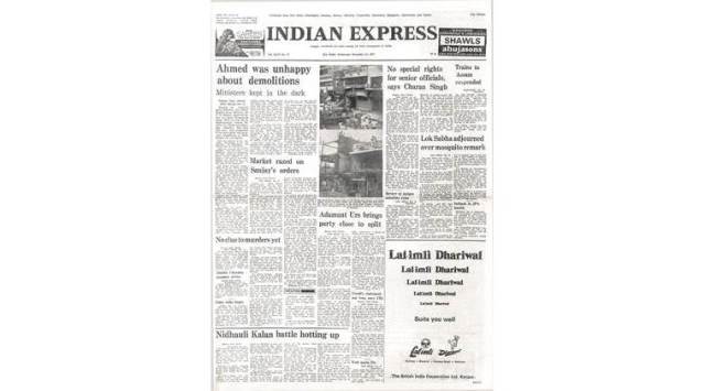 December 14, 1977, Forty Years Ago: Congress may split | The Indian Express