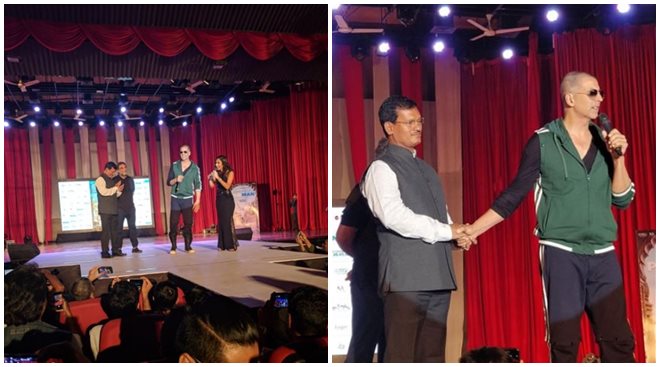 Celeb spotting: When Akshay Kumar met the real-life PadMan ...