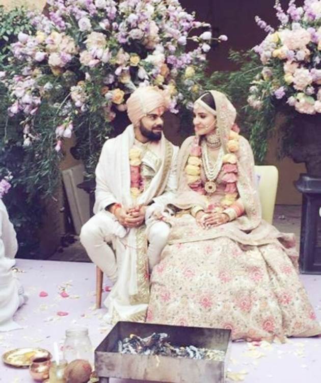 Virat Kohli-Anushka Sharma wedding album: Elegant setting, classy ring ...