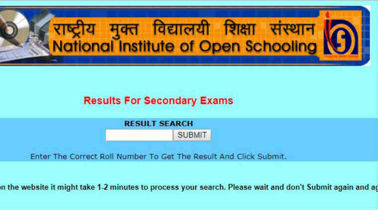NIOS declares class 10 October exam results 2017 at nios.ac.in ...