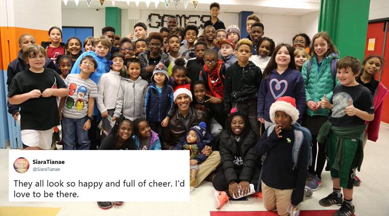 WATCH: When Barack Obama turned Santa and delivered toys to kids for ...
