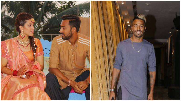 Hardik Pandya attends brother Krunal Pandya’s mehendi function, see ...