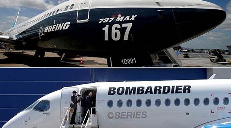 US trade body backs Canadian plane maker Bombardier against Boeing ...