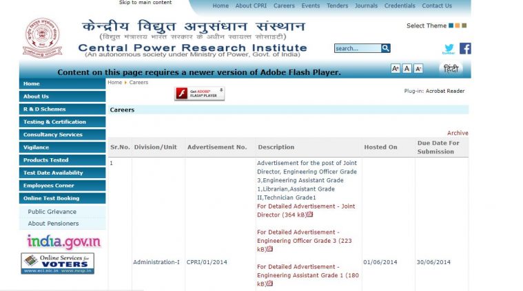 CPRI is hiring: Apply for Assistant, Engineer posts, earn upto Rs 1 ...