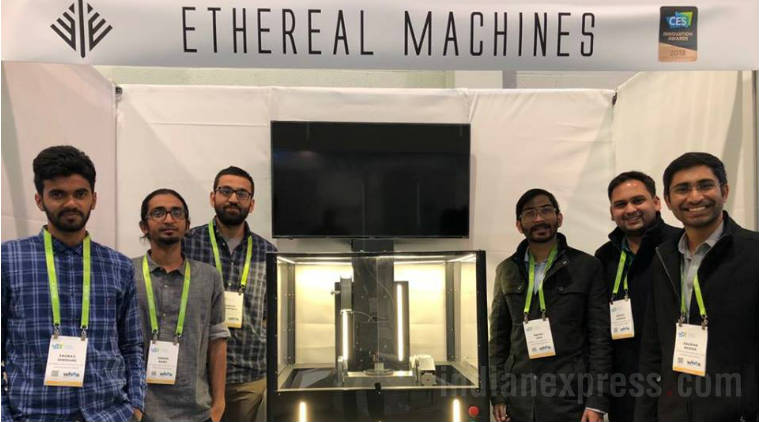 Bangalore startup Ethereal Machines holds India flag high at CES 2018 with innovation prize ...