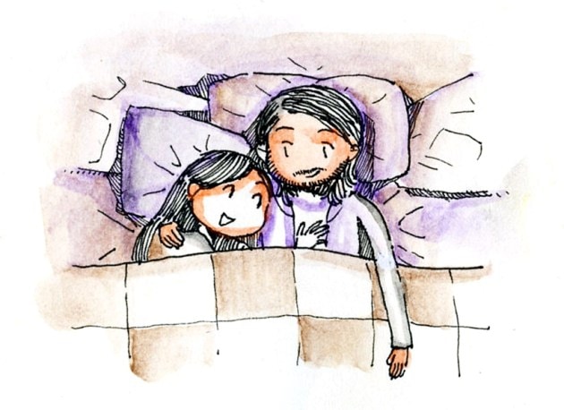 Cartoonist illustrates every romantic moment of his magical journey to ...