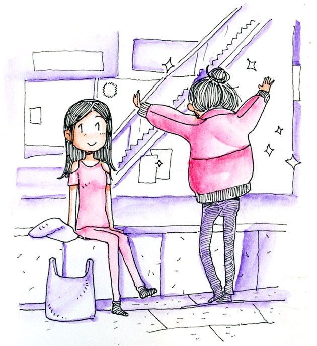 Cartoonist illustrates every romantic moment of his magical journey to ...