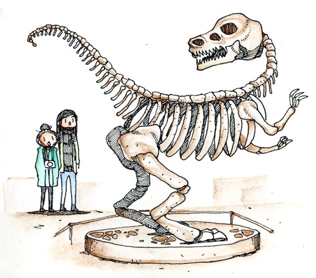 Cartoonist illustrates every romantic moment of his magical journey to ...