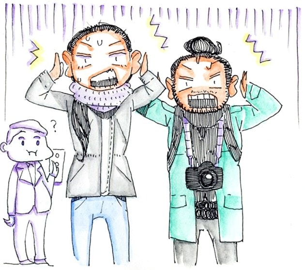 Cartoonist illustrates every romantic moment of his magical journey to ...