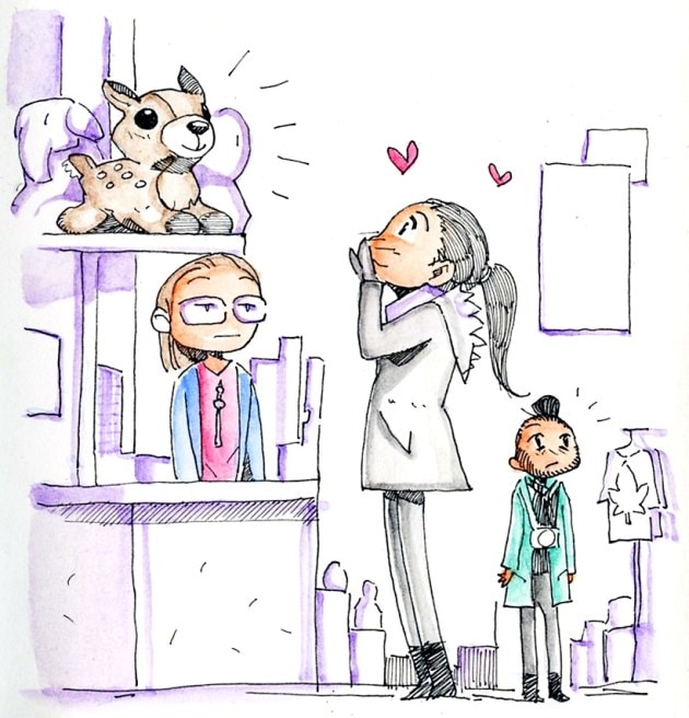 Cartoonist illustrates every romantic moment of his magical journey to ...