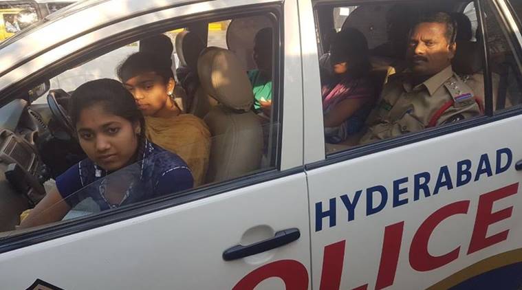 Hyderabad cop helps stranded students to reach exam centre, wins hearts ...
