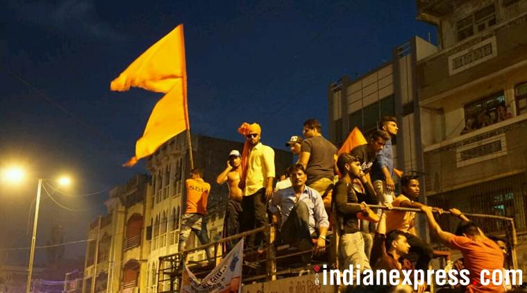Vadodara: Clash breaks out after miscreants pelt stones at Ram Navami procession | India News ...