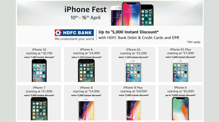 Best deals in Amazon iPhone fest | Technology News - The Indian Express