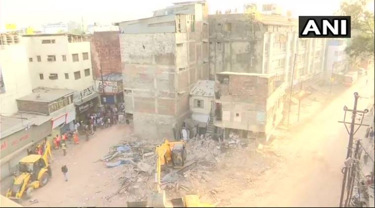 Indore: Four-storey building collapses killing 10 people, Chouhan ...