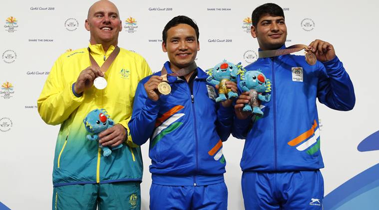 CWG 2018: Jitu Rai wins gold, Om Mitharval bronze in 10m Air Pistol ...