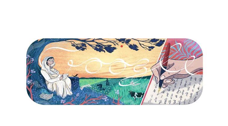 Mahadevi Varma, renowned Indian poet, honoured with Google doodle ...
