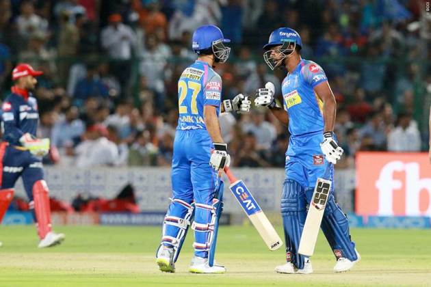 IPL 2018, RR vs DD: In rain-curtailed match, Rajasthan Royals get first ...